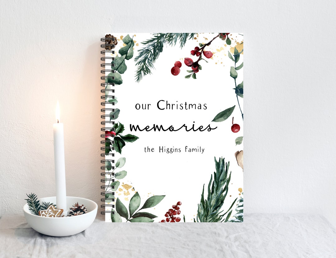 Christmas Memories, Christmas Memory Book, Memory Album, Christmas ...