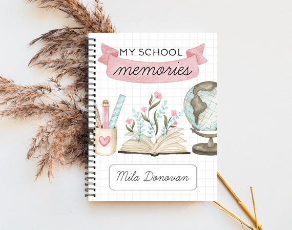 School Memories Journal School Book My School Memories - Etsy