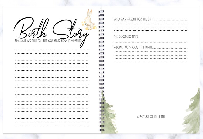 Baby Book Baby Books Baby Journal Baby Shower Gift Baby - Etsy