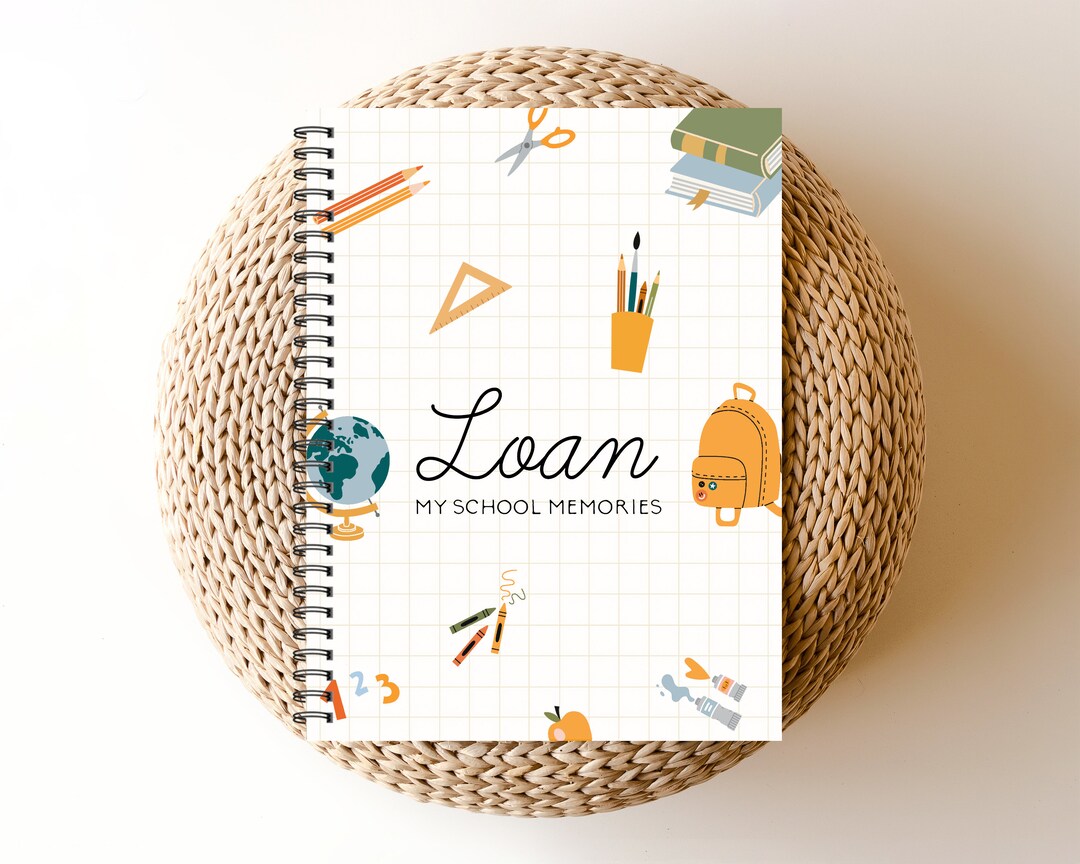 School Memories Journal, School Book, My School Memories, School Days ...