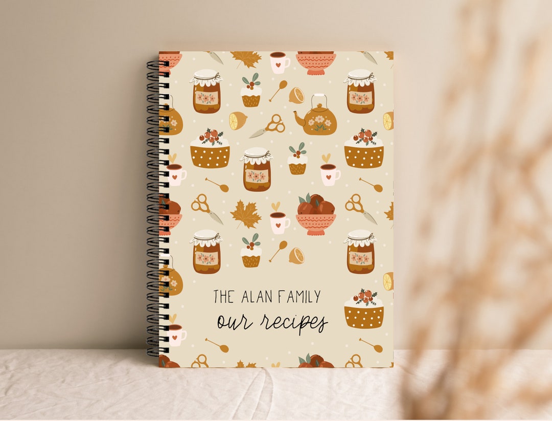 Family Recipes Book, Kitchen Recipe Journal, Journal Recipe, Family ...