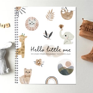 Baby book Baby Journal Pregnancy Planner Pregnancy Journal | Etsy