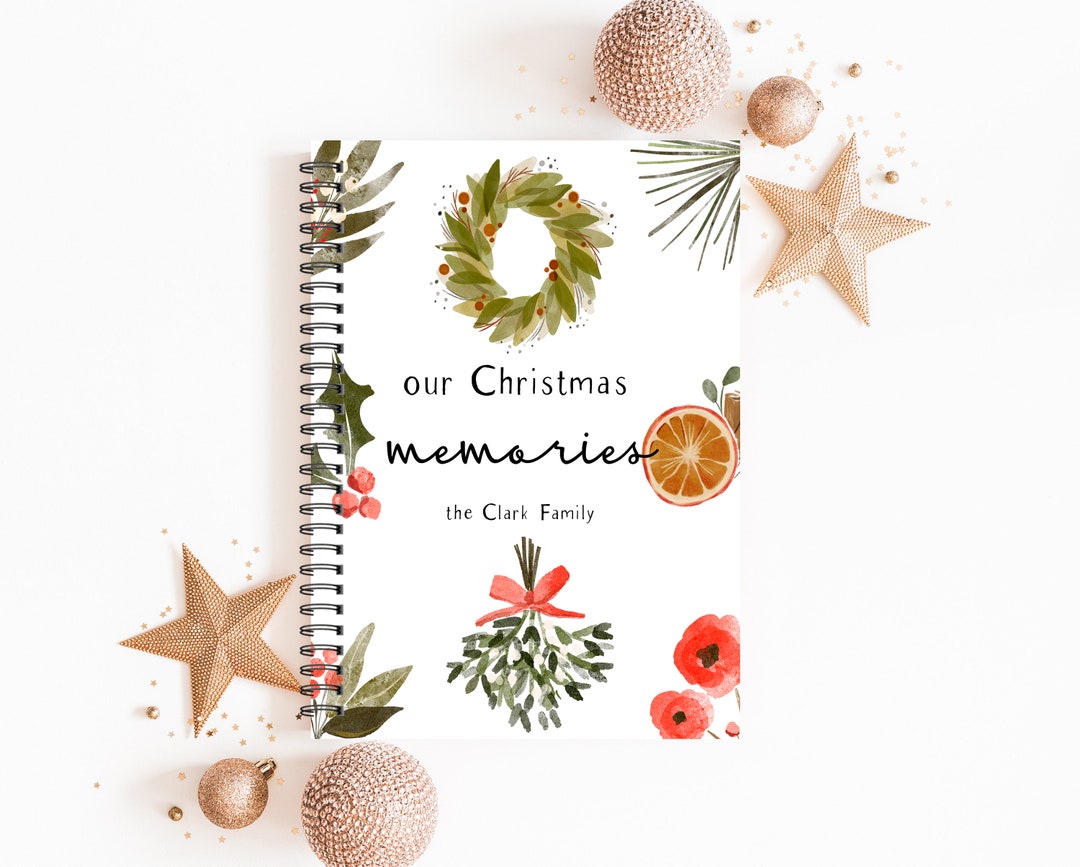 Christmas Memories, Christmas Memory Book, Memory Album, Christmas ...