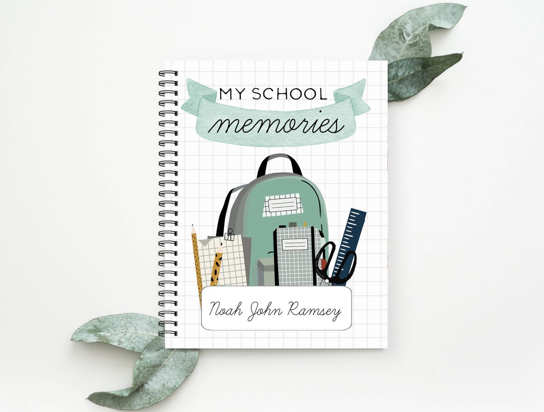 School Memories Journal, School Book, My School Memories, School Days ...