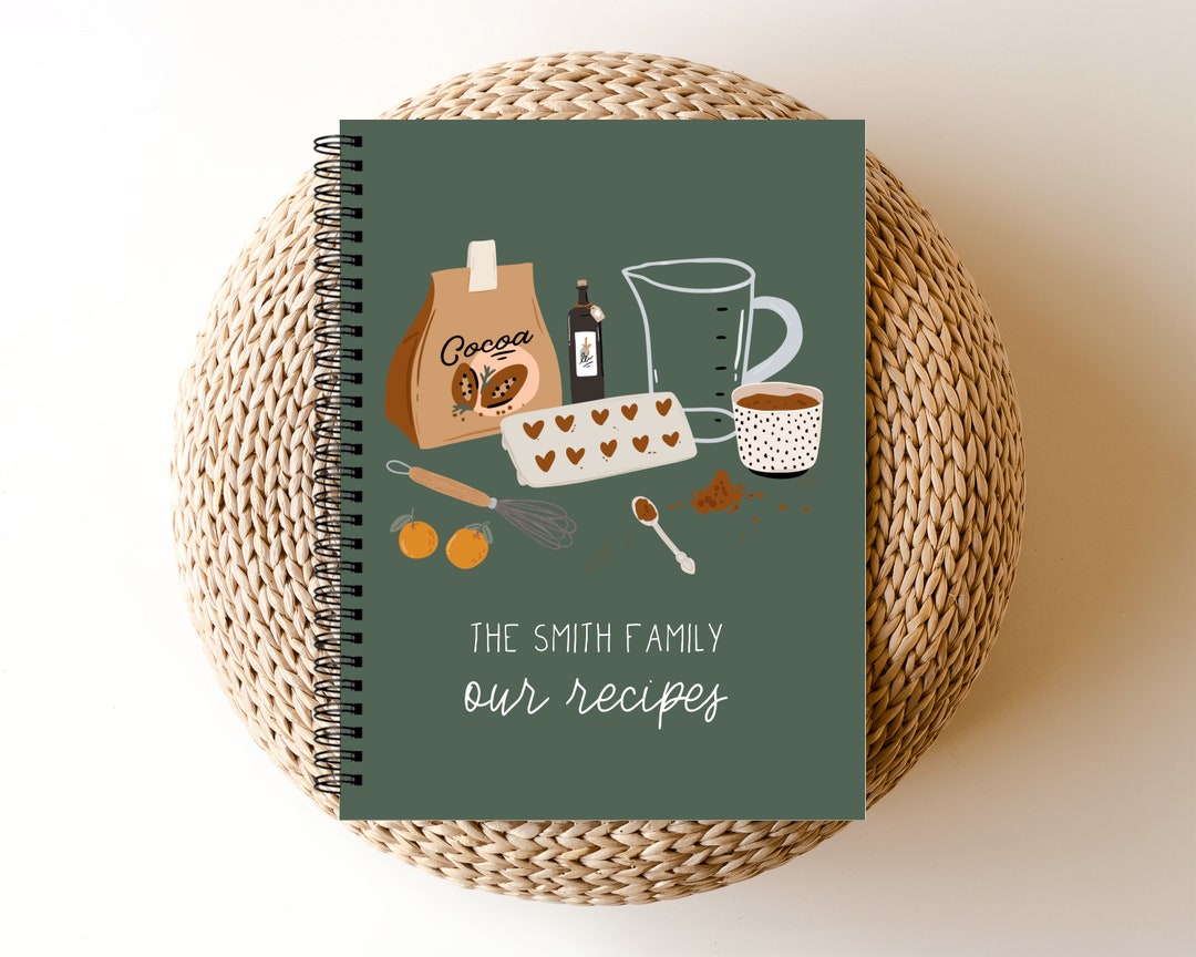 Family Recipes Book, Kitchen Recipe Journal, Journal Recipe, Family ...