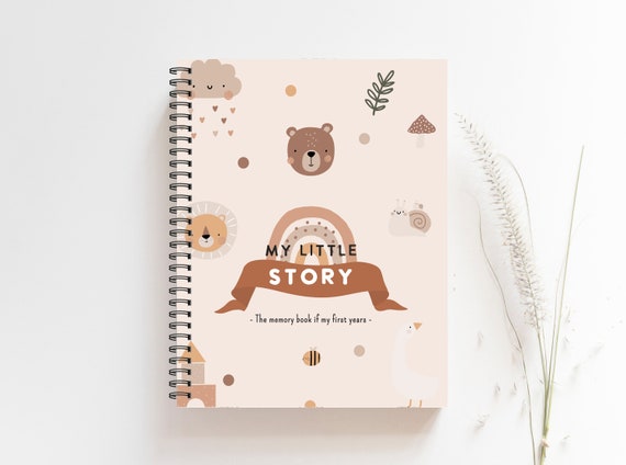 Baby Memory Book First Year Baby Memory Book Personalized - Etsy