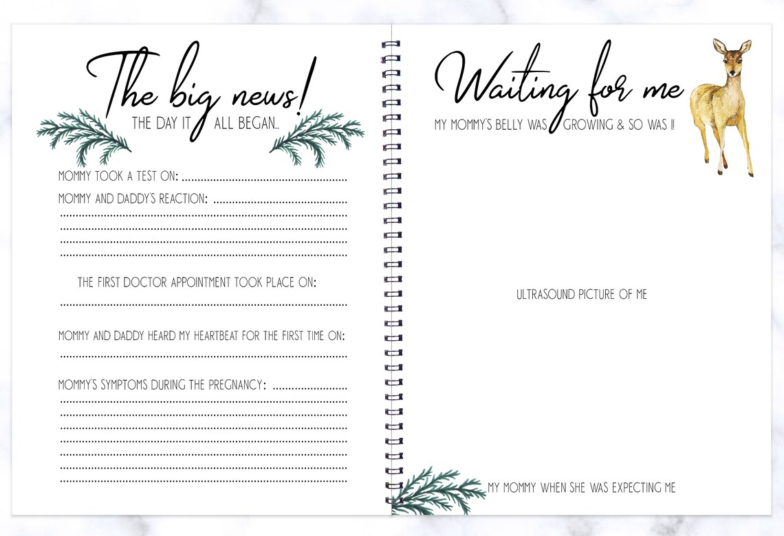 Baby Book Baby Shower Gift Memory Book New Baby Gift Baby - Etsy