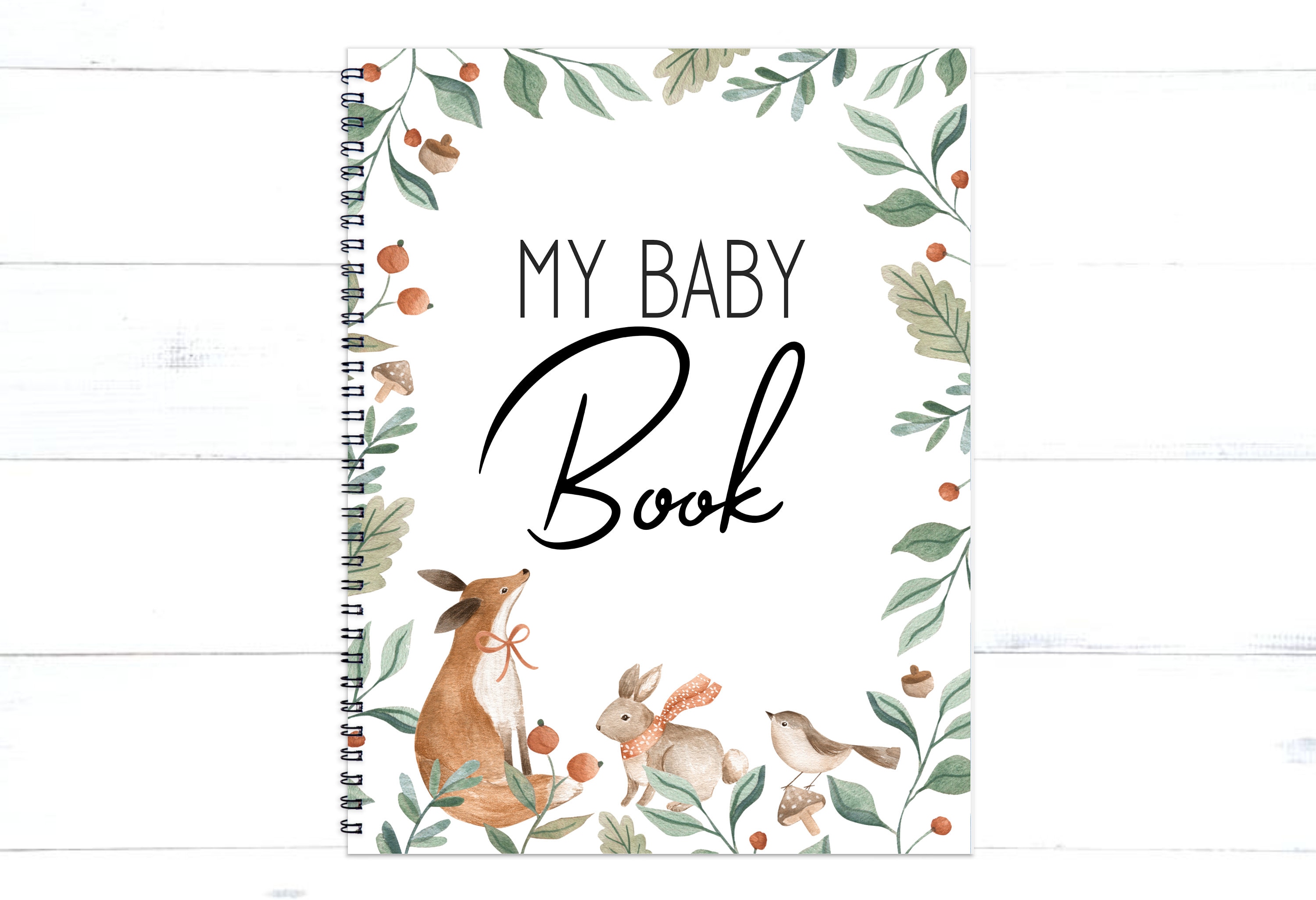 Baby Book New Baby Gift Baby Boy Gift Modern Baby Book | Etsy