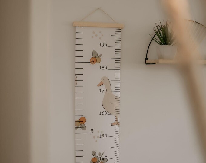 Growth Chart, Children Height Chart, Children Bedroom Decor, Baby ...