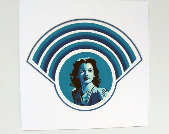 Hedy Lamarr Limited Edition Reproduction Matted to Fit Into - Etsy