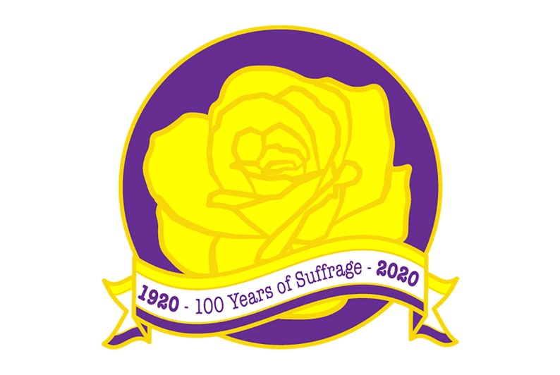 Suffrage Rose - Fine Art Print Postcard - Women Throughout History - by ...