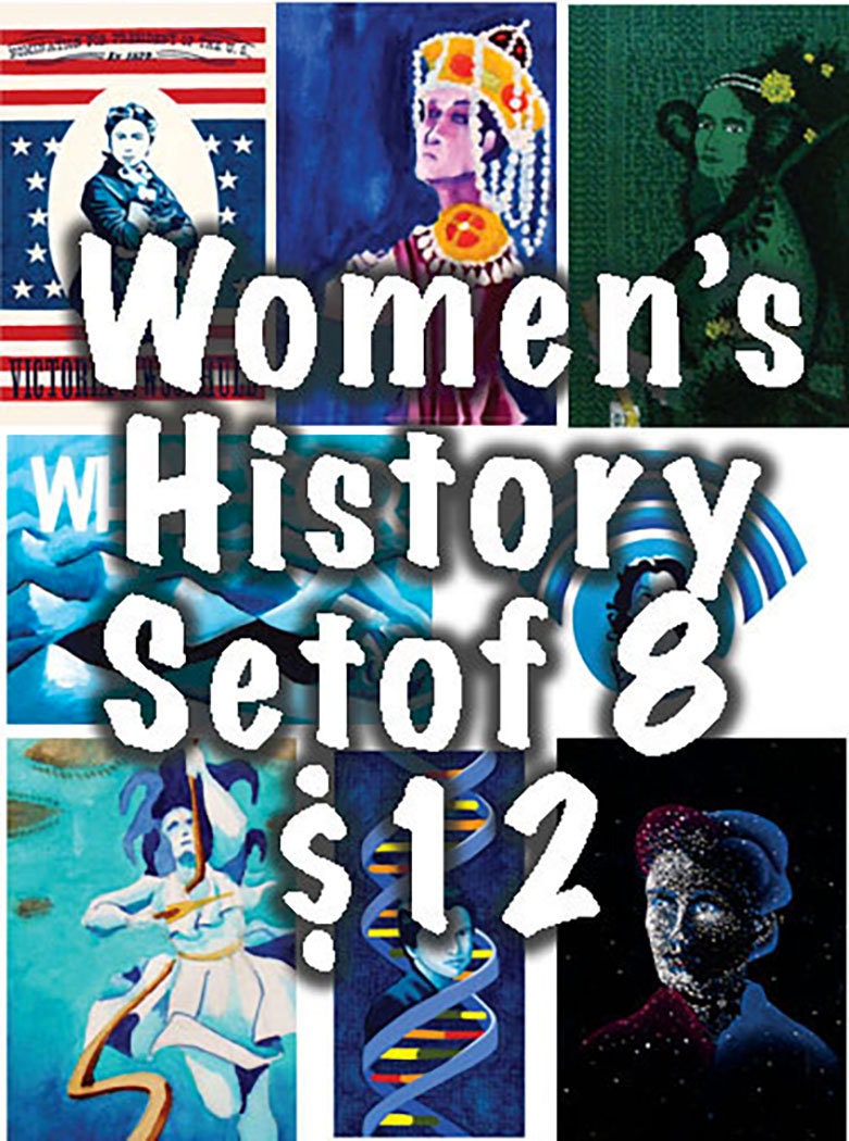 Women Throughout History Fine Art Print Postcards Set of Nine 4x6 ...