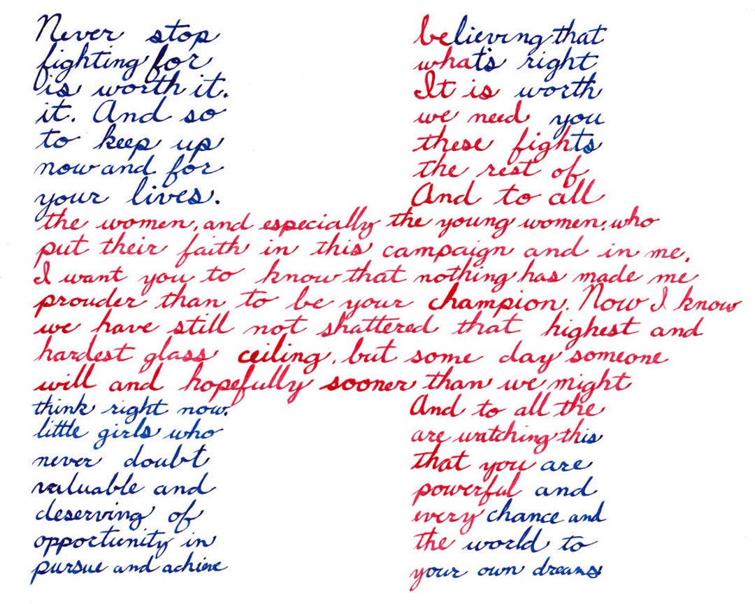 Hillary - Women Throughout History Art Quote Print - Hillary Clinton ...