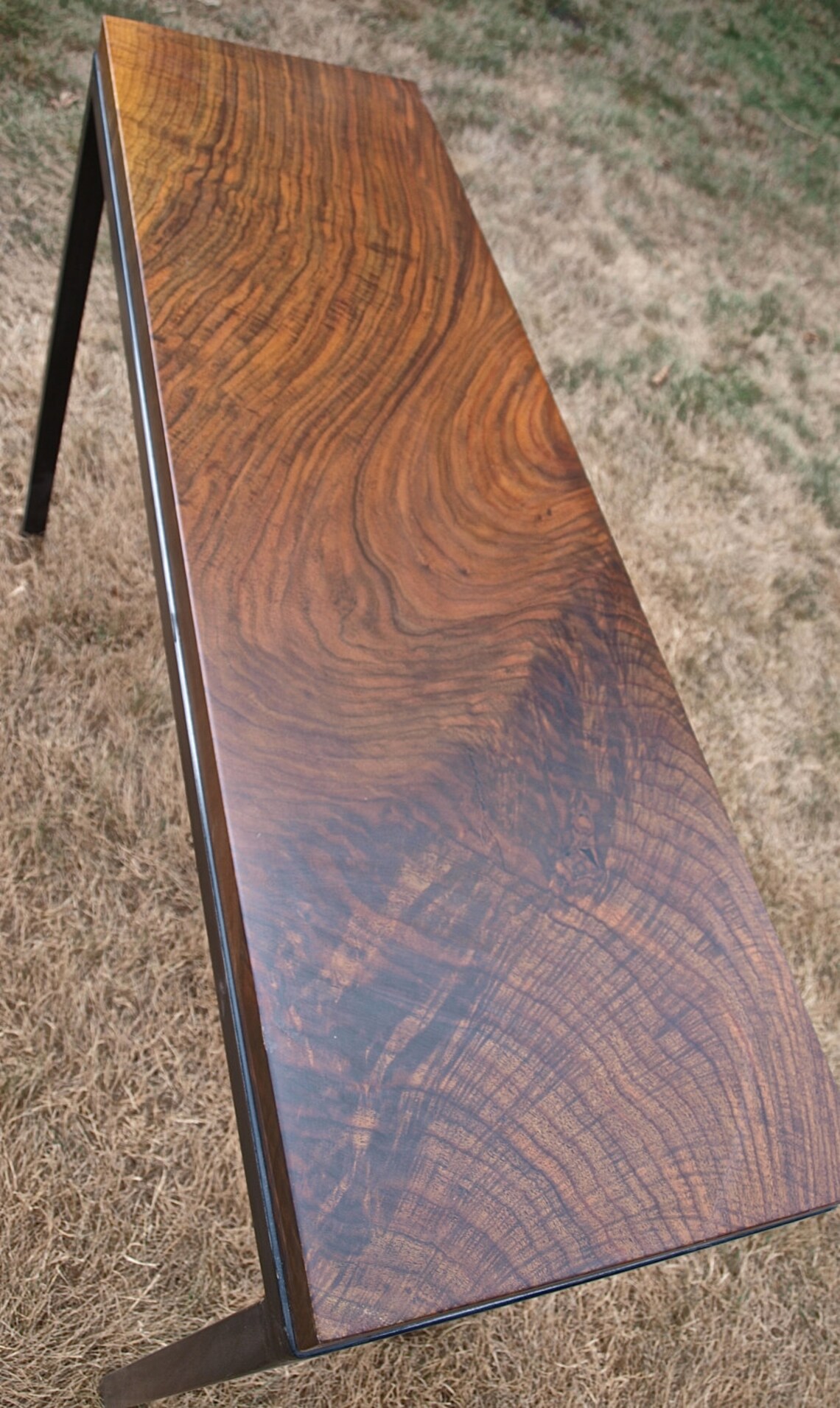 Walnut Console Table - Etsy