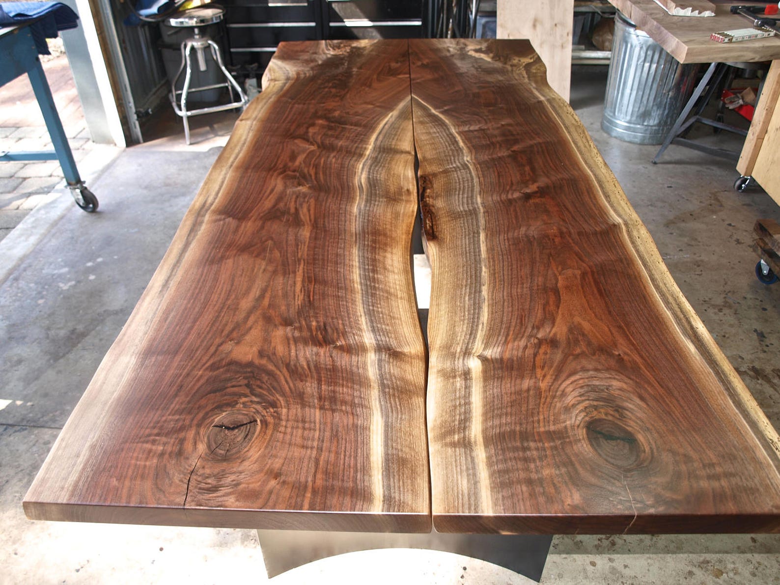 Live Edge Walnut Table - Etsy