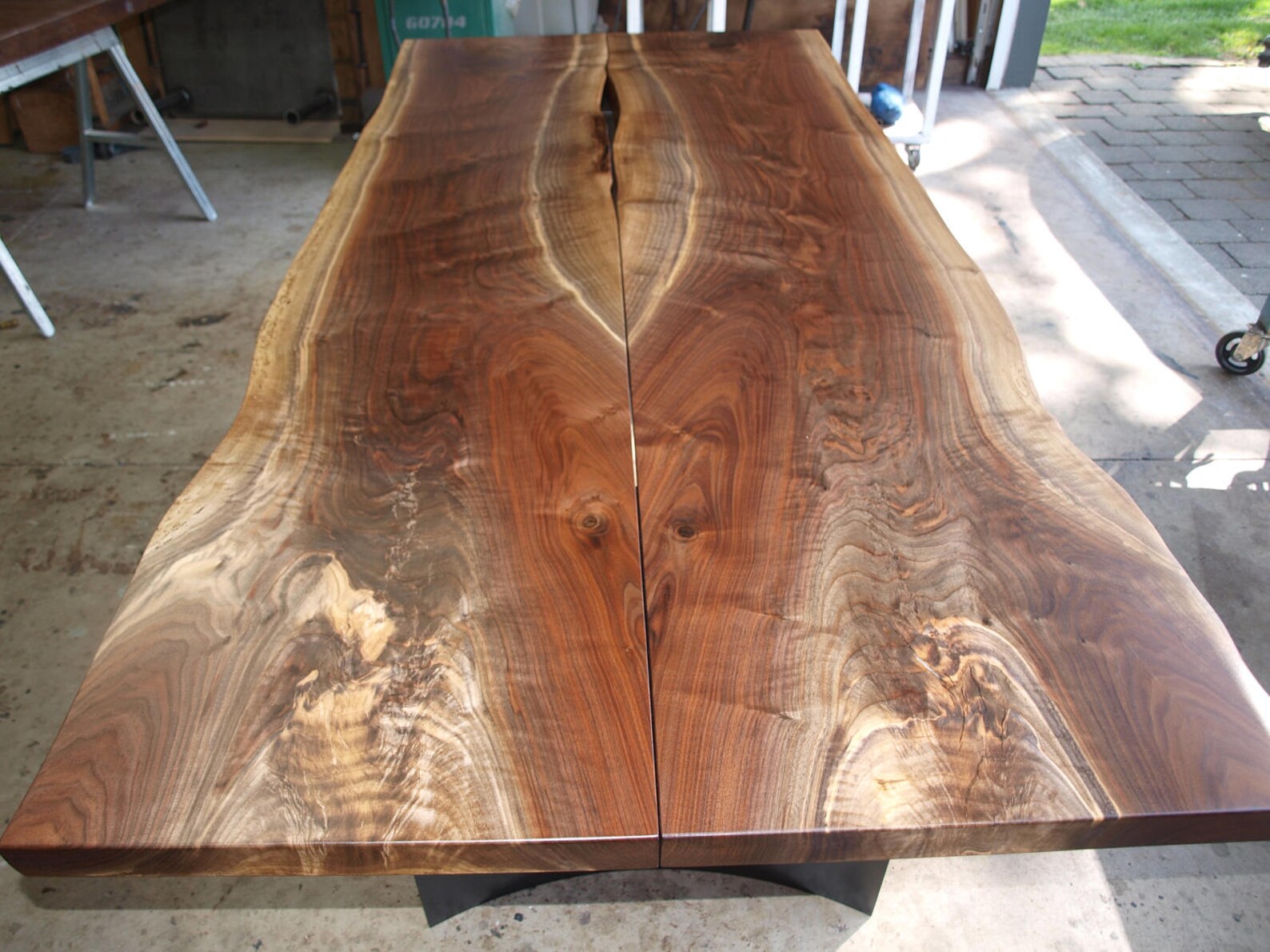 Live Edge Walnut Table - Etsy