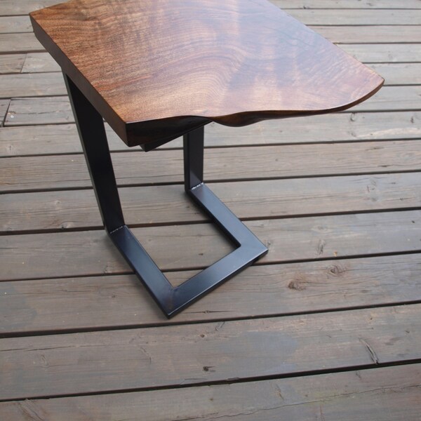 Walnut End Table - Etsy