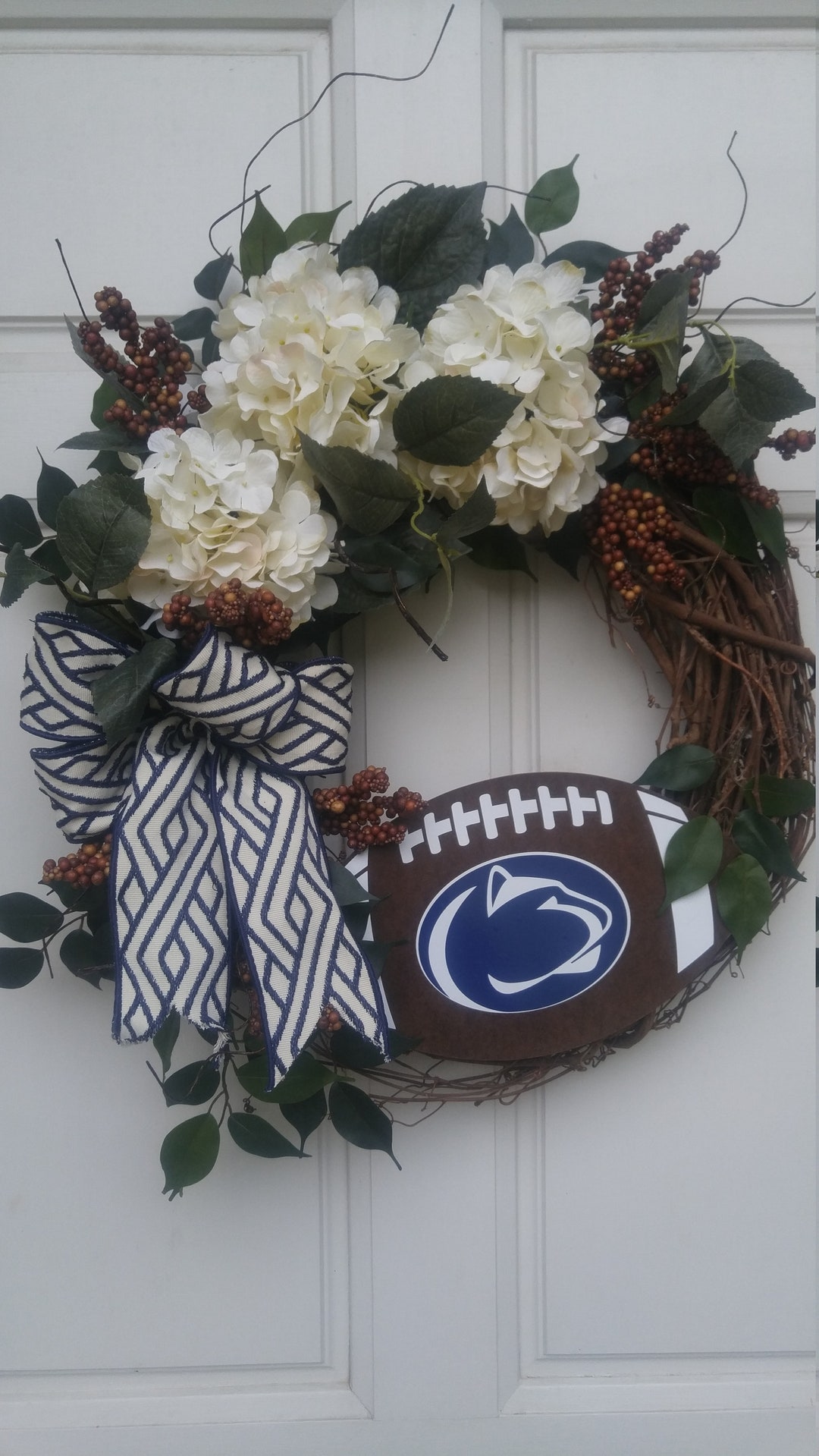 Penn State Decor, Nittany Lions Wreath, Penn State Nittany Lions, Penn ...