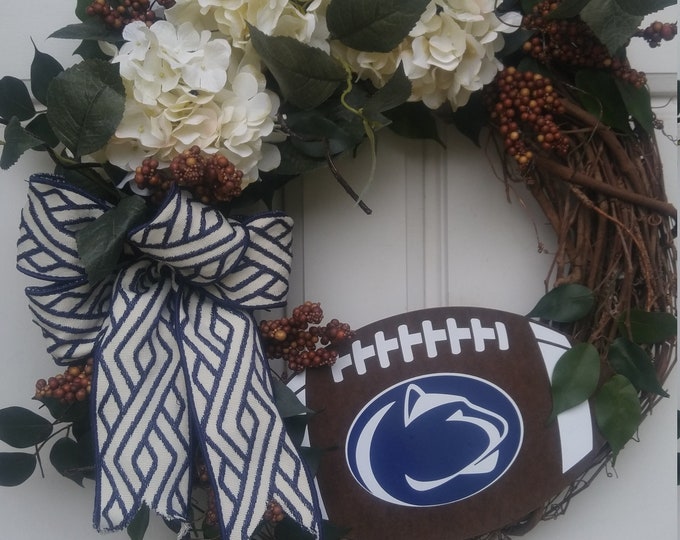 Penn State Decor, Nittany Lions Wreath, Penn State Nittany Lions, Penn ...