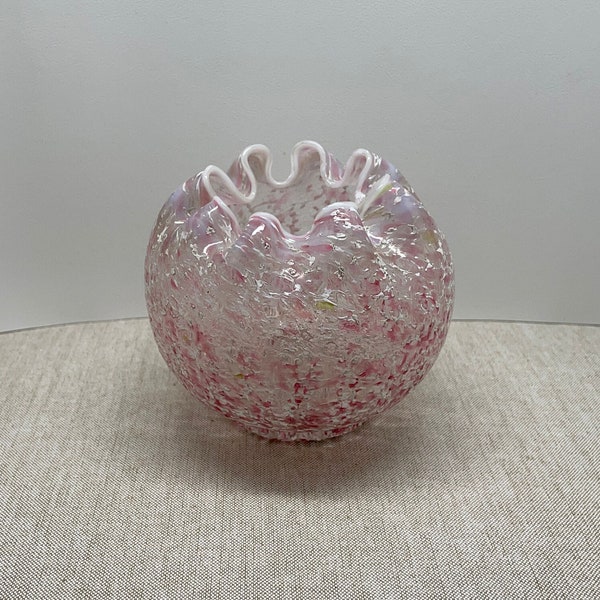 Spatter Glass Vase - Etsy