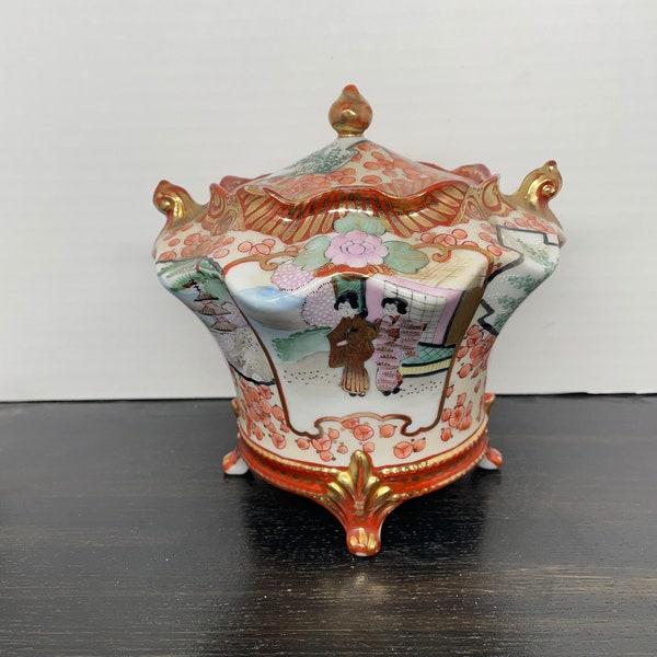 Victorian Biscuit Jar Antique - Etsy