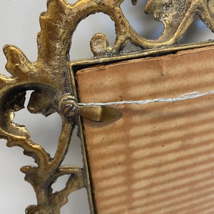 Vintage Antique Art Deco Brass Heavy Metal Picture Frame - Etsy