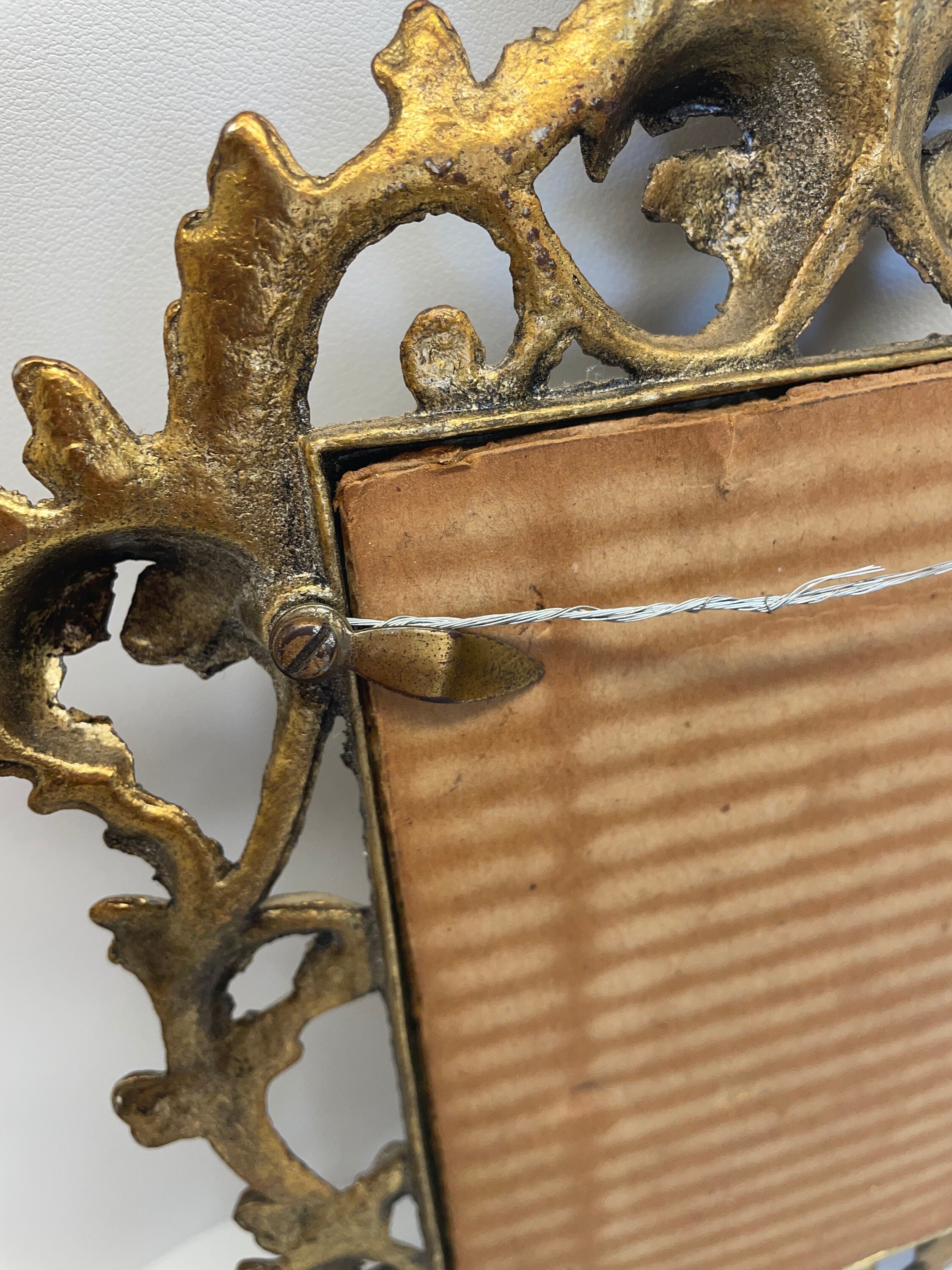 Vintage Antique Art Deco Brass Heavy Metal Picture Frame - Etsy
