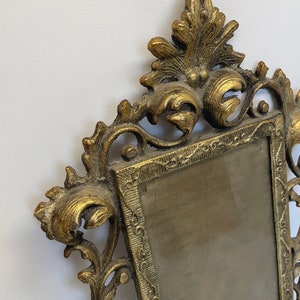 Vintage Antique Art Deco Brass Heavy Metal Picture Frame - Etsy