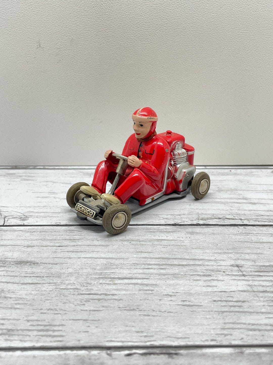 Vintage Schuco Micro Racer Go-kart Metal Red Car - Etsy