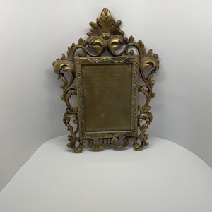 Vintage Antique Art Deco Brass Heavy Metal Picture Frame - Etsy