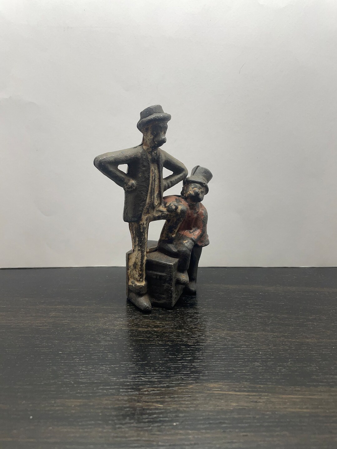 Vintage Mutt and Jeff Cartoon Characters Cast Iron Antique Metal Coin ...