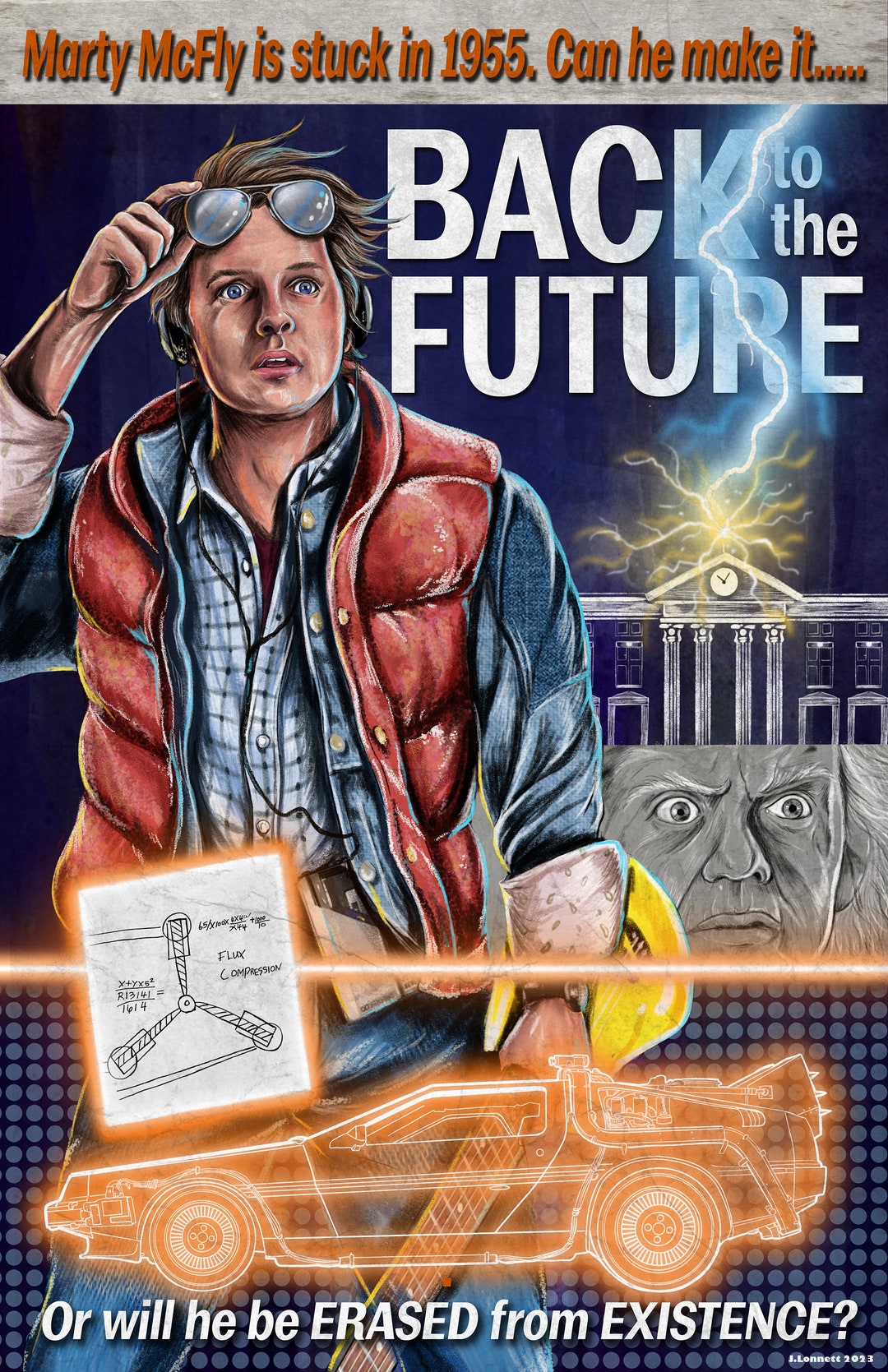 Back to the Future Retro Style Satire Magazine Cover Print 11x17 - Etsy