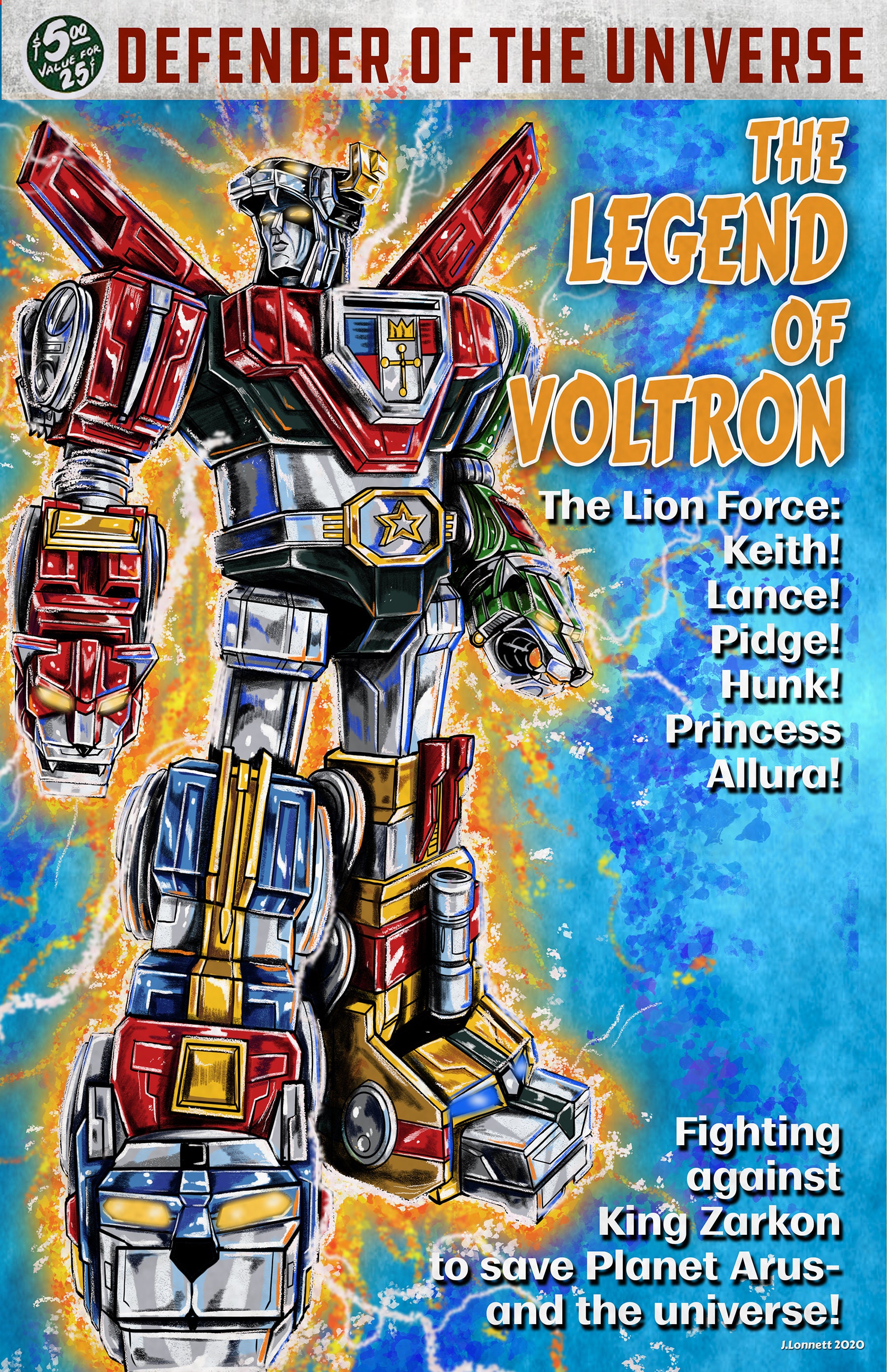 Voltron Lion Force Poster