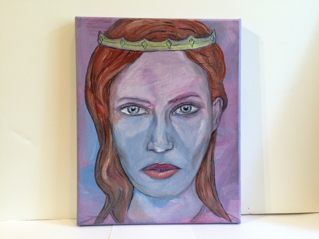 The Princess Original Oil Painting on Canvas - Etsy
