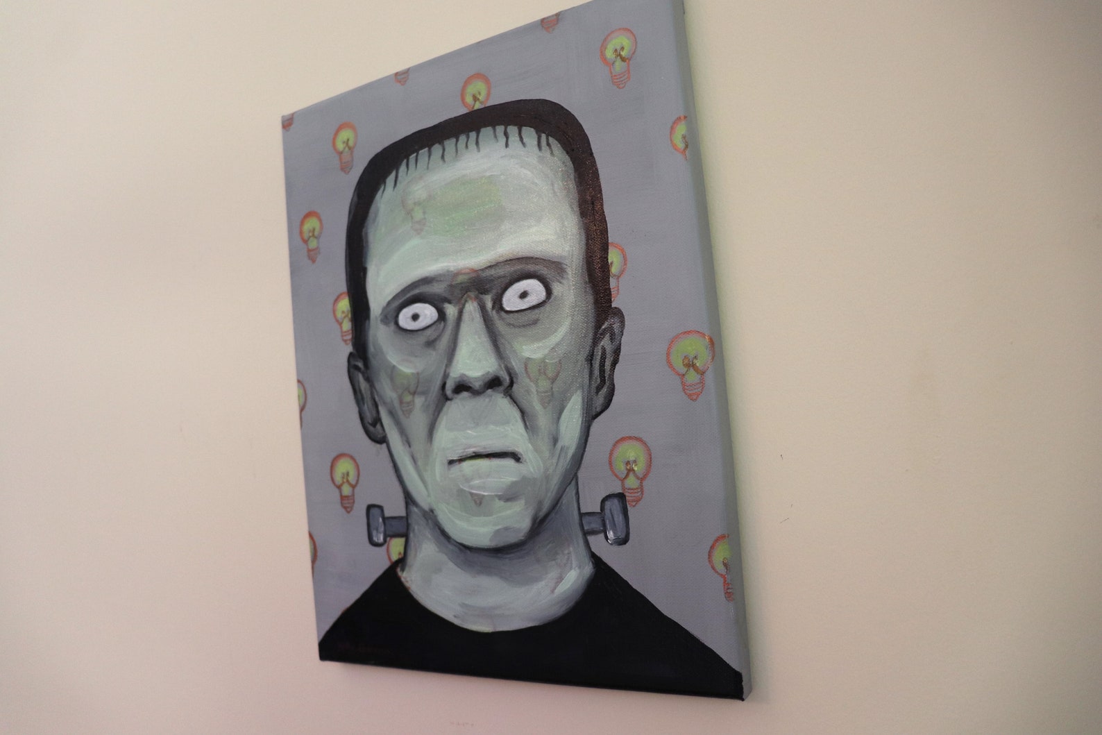 Frankenstein - Original Oil Painting - Etsy