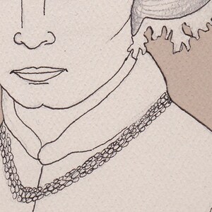 Lady Lace - Original Drawing - Etsy