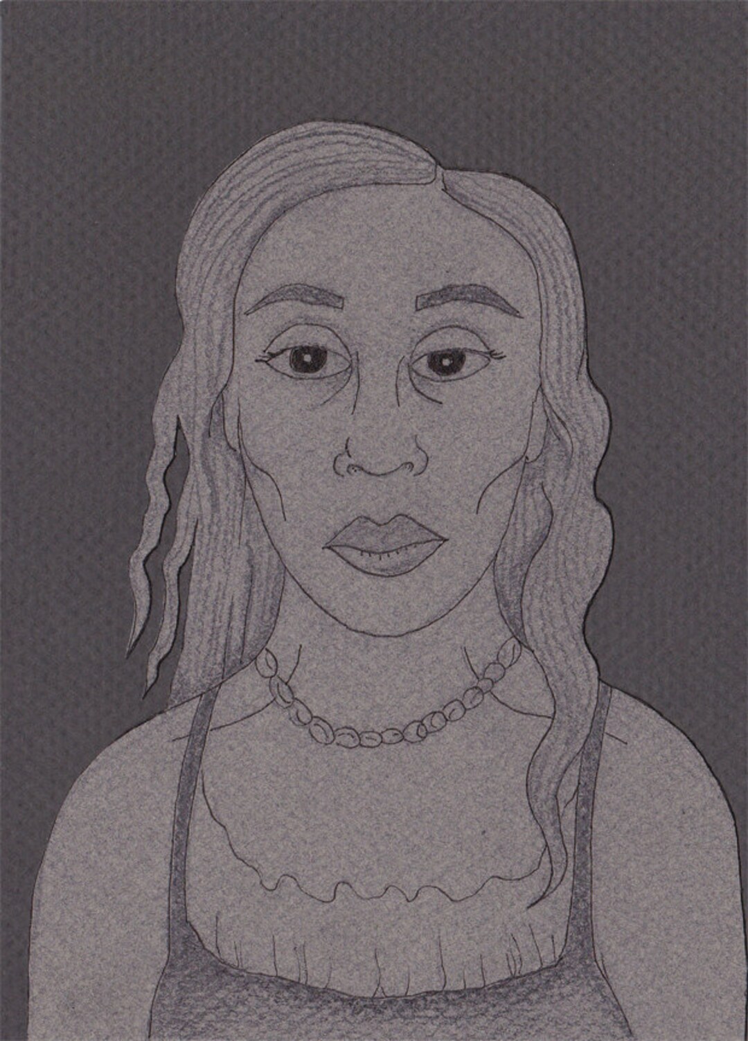 Grey - Original Drawing - Etsy
