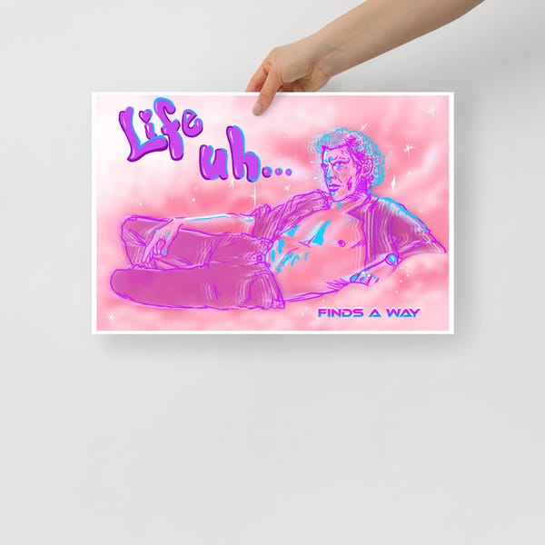 Life Uh Finds a Way - Etsy