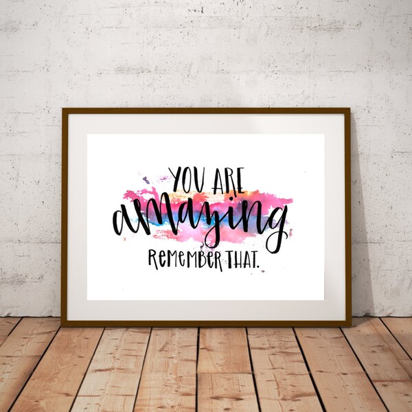 You Are Amazing - Etsy