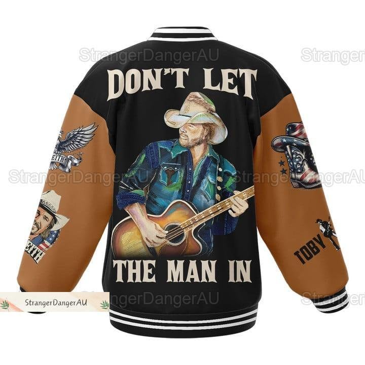 Retro Toby Keith Jacket, Toby Keith Honoring Baseball Jacket sold by ...