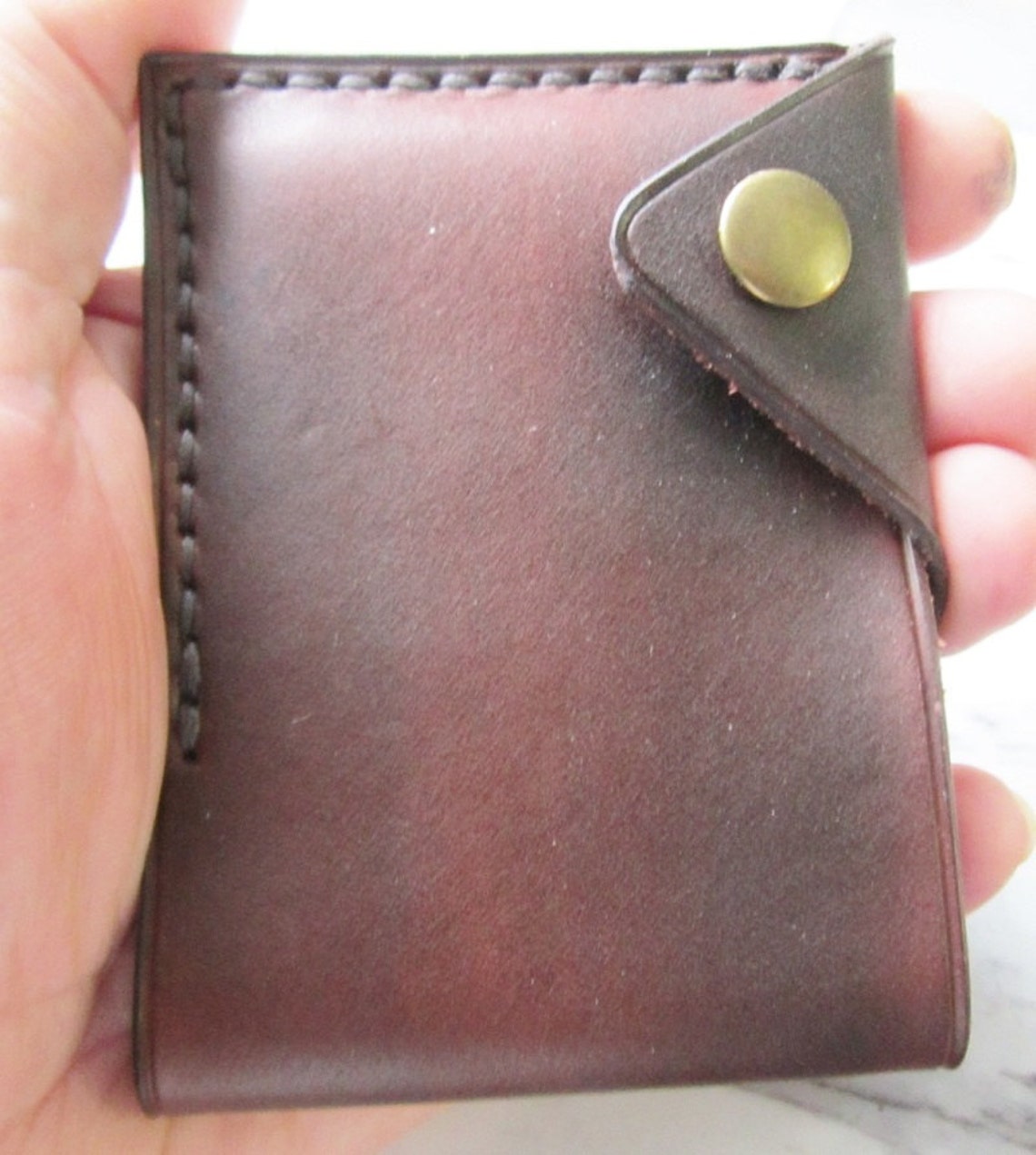 Wallet Leather Mini Wallet. Wallet Leather Card Holder Wallet - Etsy