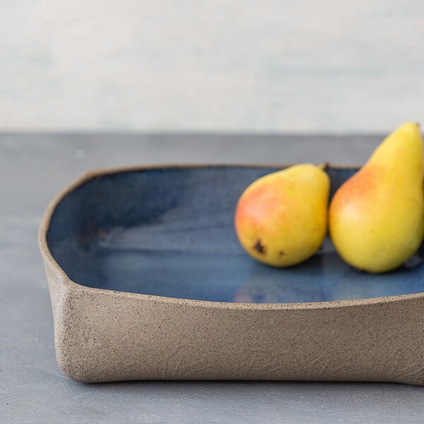 Ceramic Square Bowl - Etsy