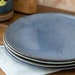 2 Dark Blue Ceramic Handmade Plates Available in Different Colors - Etsy