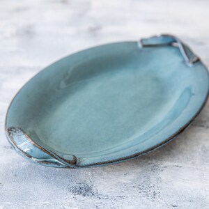 Ceramic Oval Serving Platter Handmade Pottery Plate Serving - Etsy