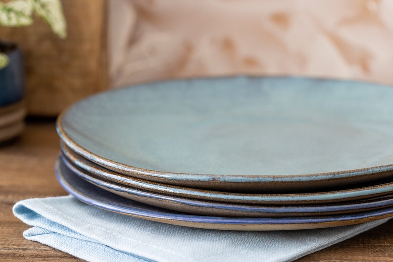Set of Two Dinnerware Set of Main Course Plates Dinner | Etsy