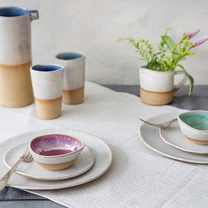 Set of Two Dinnerware Set of Main Course Plates Dinner - Etsy