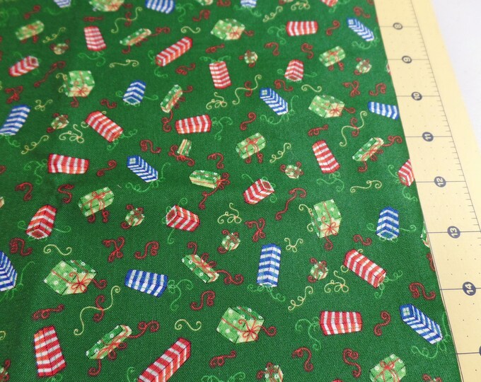 Retired Christmas Fabric ""peppermint Christmas" by Ingrid for Nutshell ...