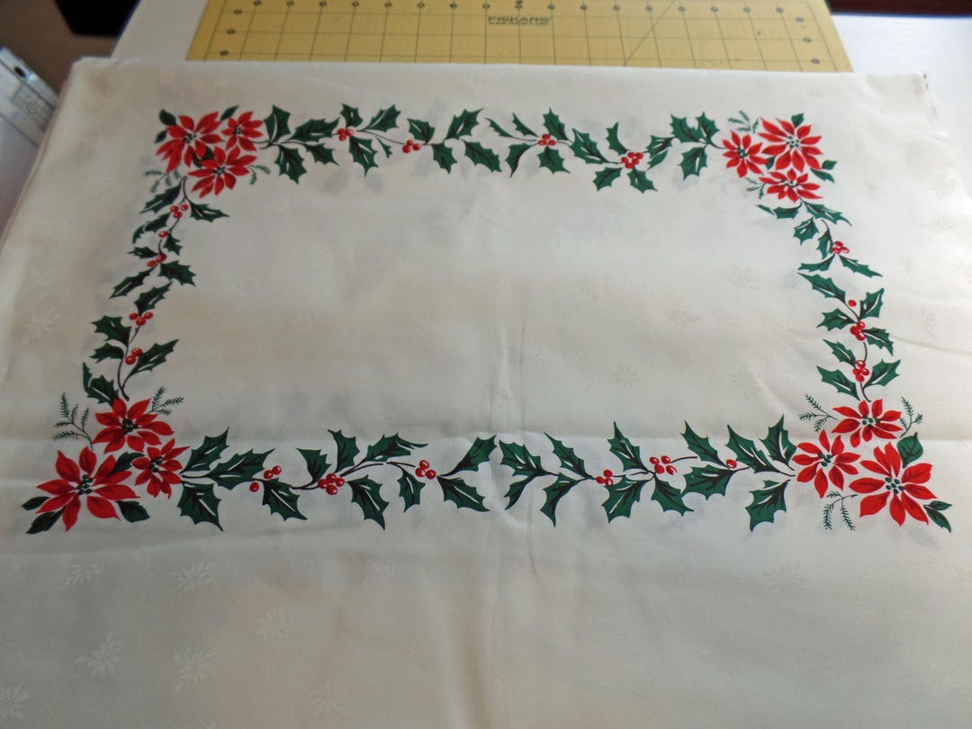 Rare Christmas Fabric "remember When" Designed by Cathryn Tallman-evans ...