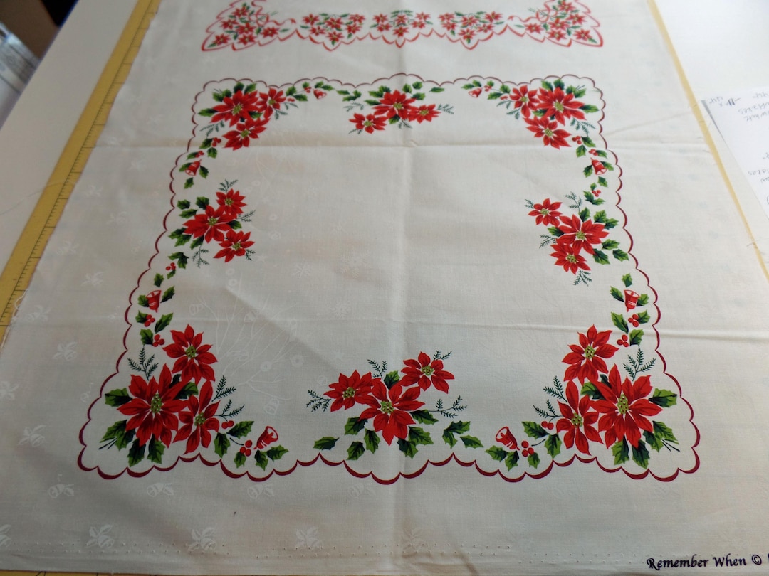 Rare Christmas Fabric "remember When" Designed by Cathryn Tallman-evans ...