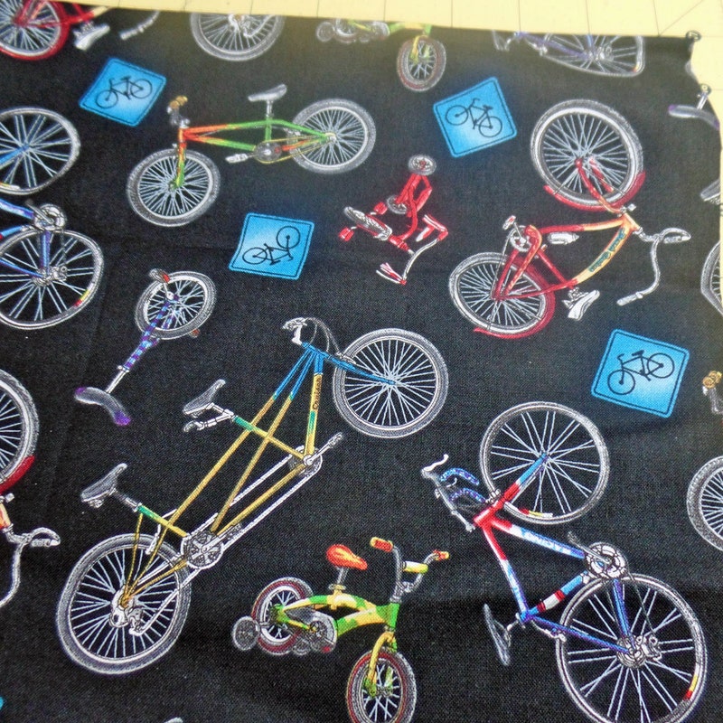Bicycle Fabric - Etsy